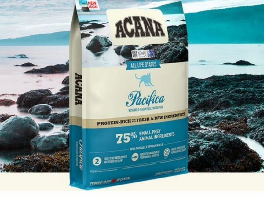 Acana Pacifica Cat & Kitten (Морская рыба) 5.4кг