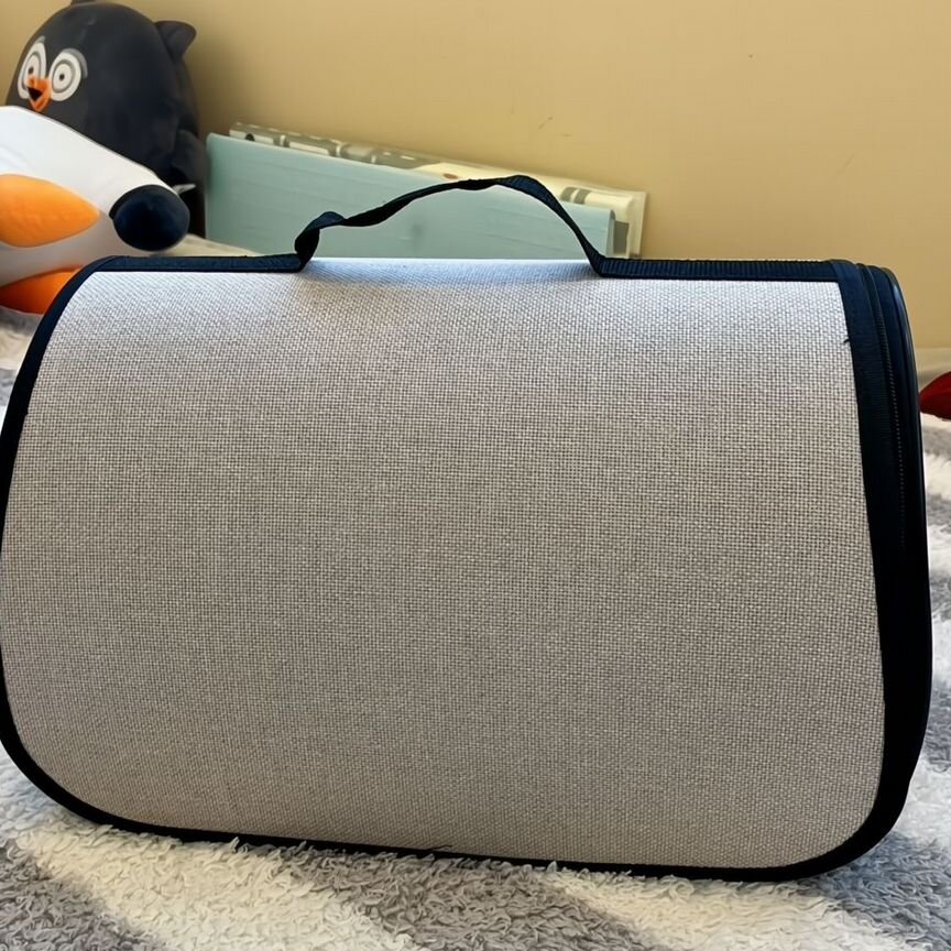 Сумка переноска раскладная для котят и щенят