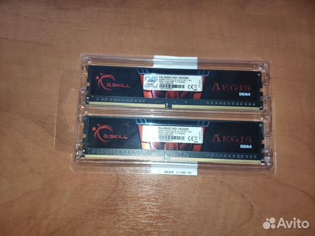 Оперативная память Ddr4 16gb G Skill Aegis купить в Раменском Электроника Авито