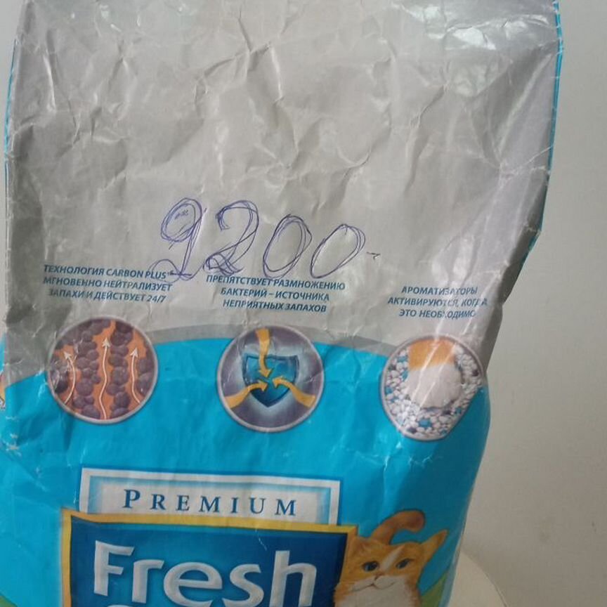 Наполнитель для кошачьего туалета Fresh Step