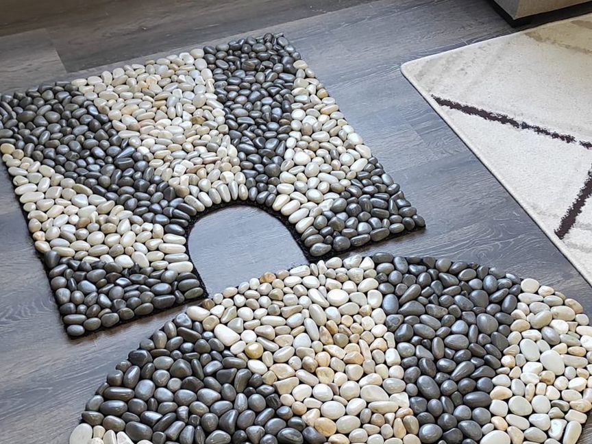 Декоративные коврики из природного камня