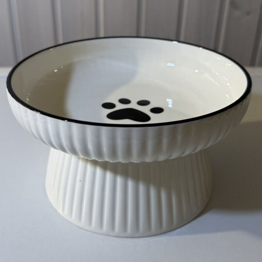 Керамическая миска для собак и кошек