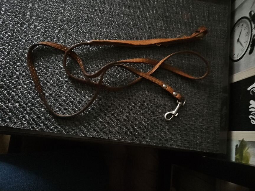 Поводок кожаный