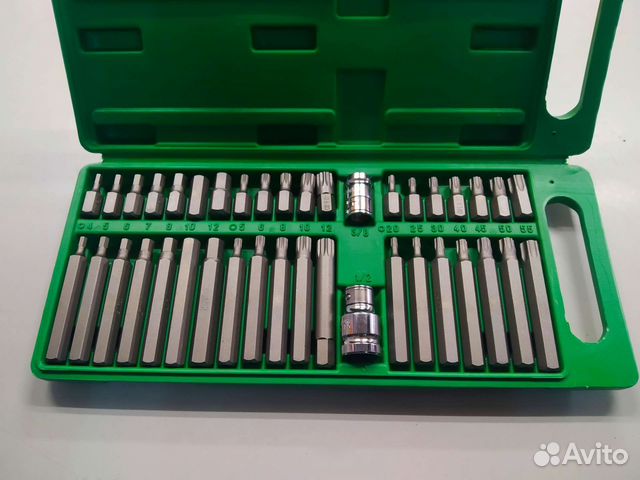 Набор вставок torx, spline и шестигранных 40 пр купить в Нижнем ...