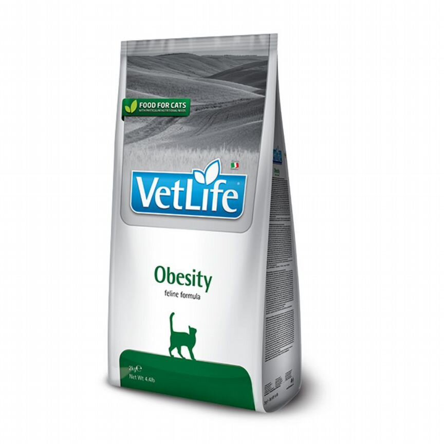 Корм для кошек Farmina VetLife Obesity 2 kg