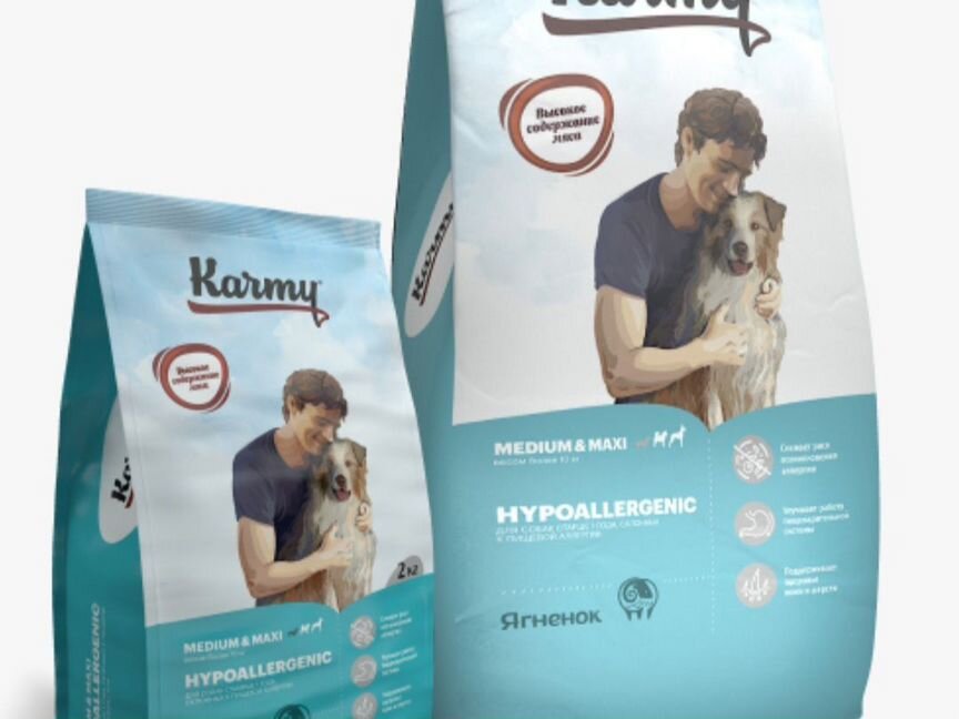 Karmy для собак Hypoallergenic Medium & Maxi,14 кг