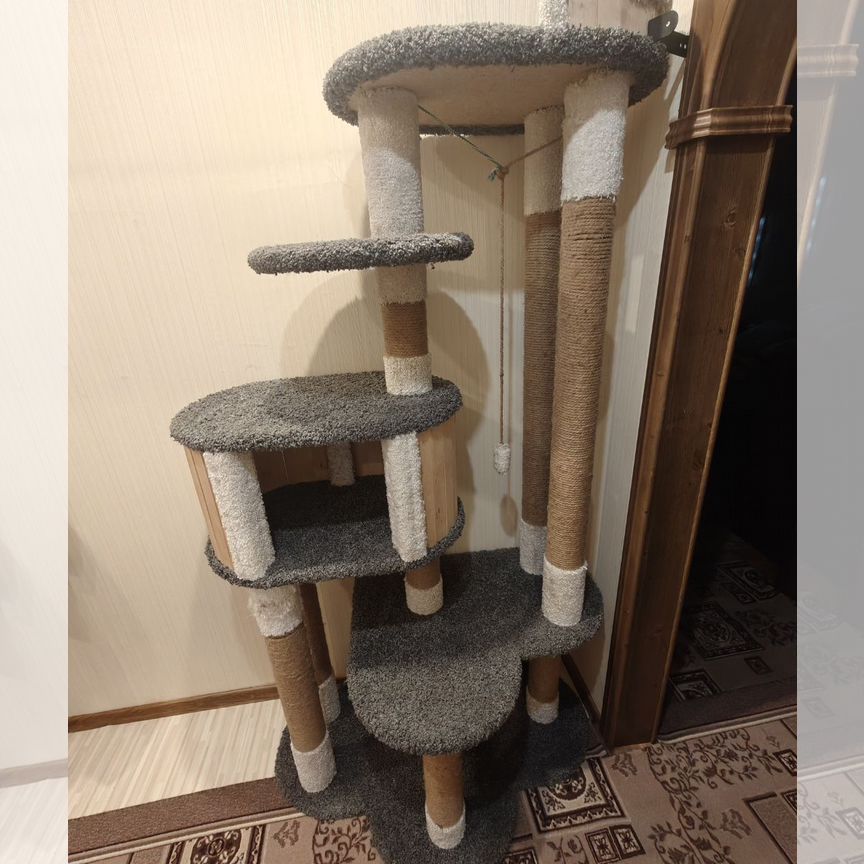 Когтеточка домик для кошки
