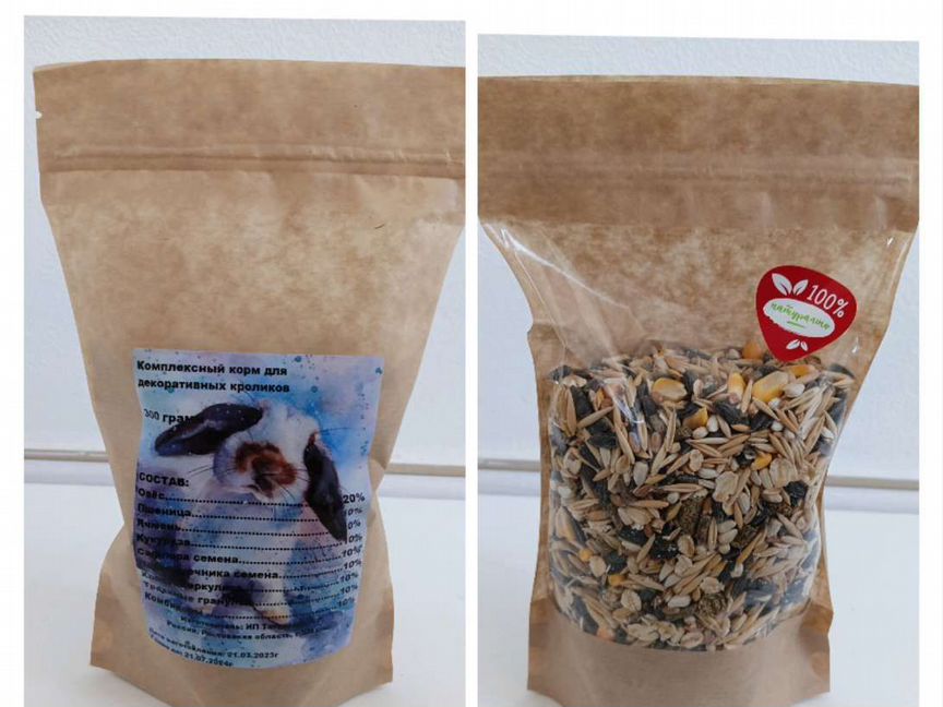 Корм для декоративных кроликов