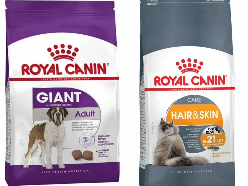 Корм для собак royal canin giant adult