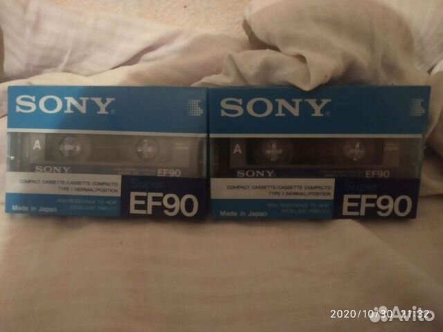 Sony Super EF90 Аудиокассета купить в Москве | Электроника | Авито