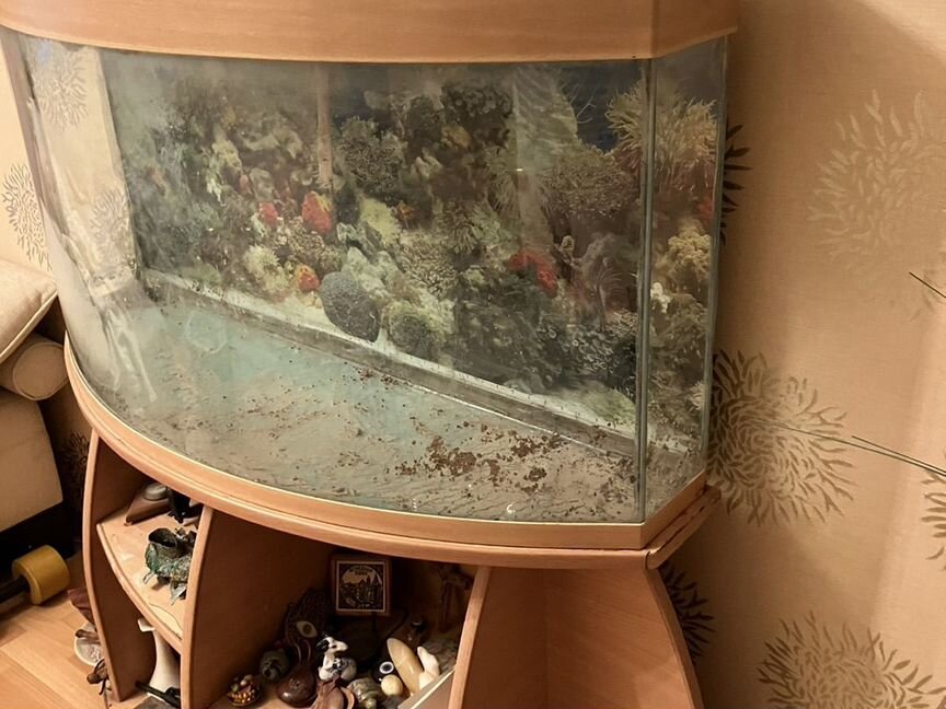 Аквариум с тумбой бу