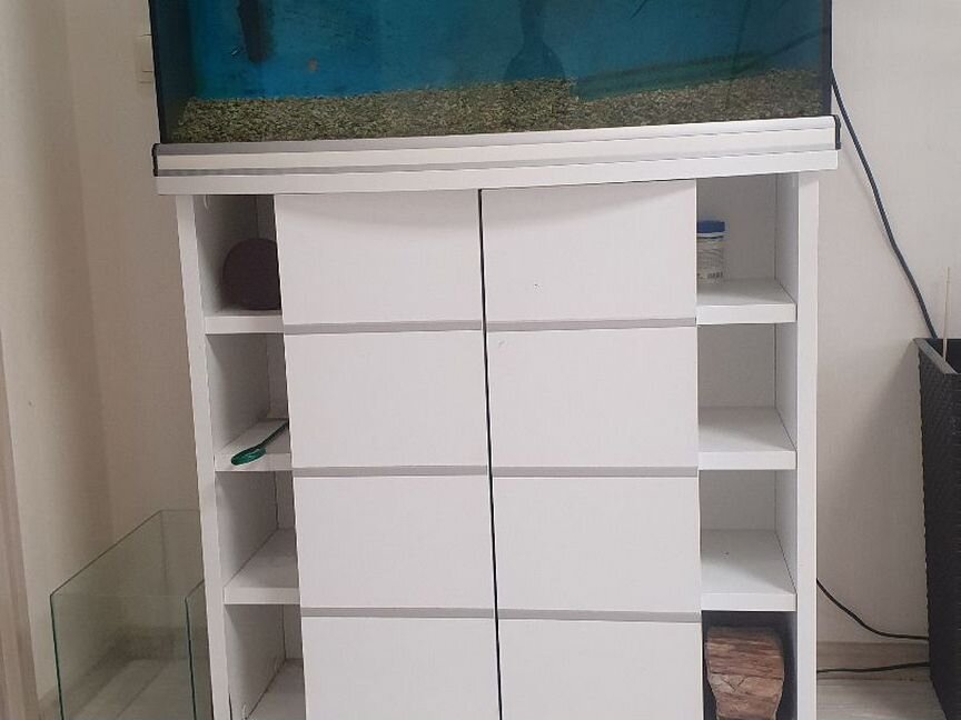 Аквариум панорамный с тумбой