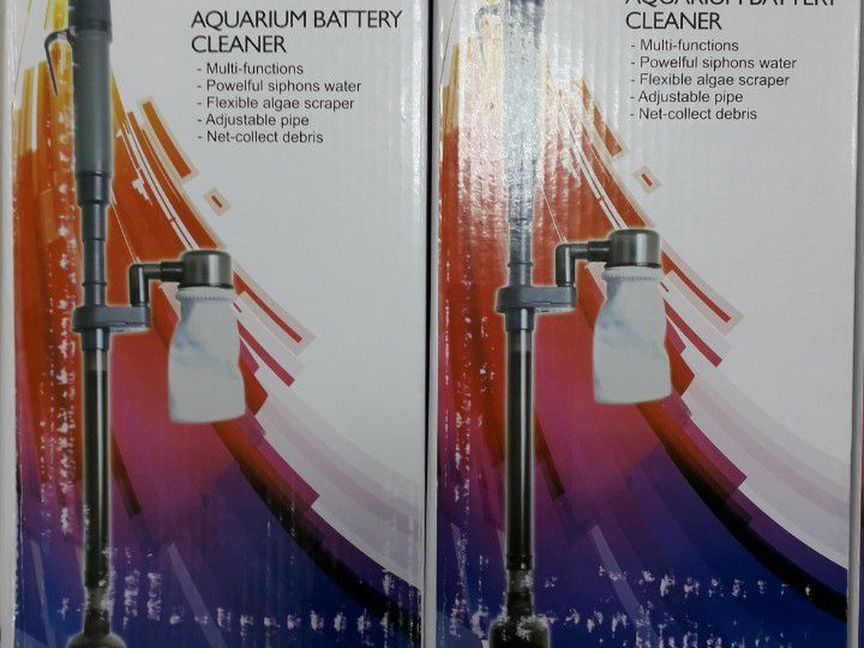 Чистка грунта.пылесос на батарейках. Сифоны