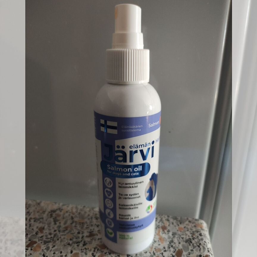Масло для кошек и собак лососевое