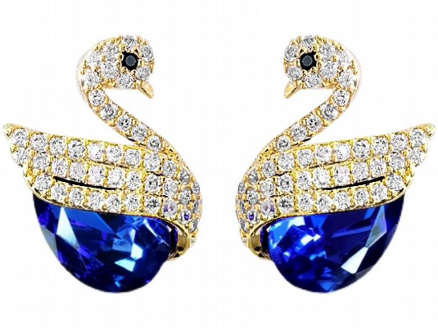 Лебеди Swarovski