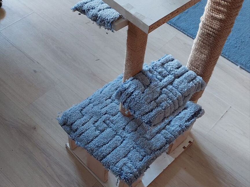 Когтеточка домик для кошки бу