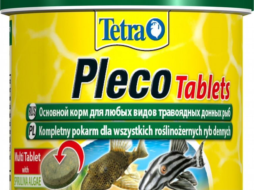 Tetra (корма) корм для травоядных донных рыб Pleco