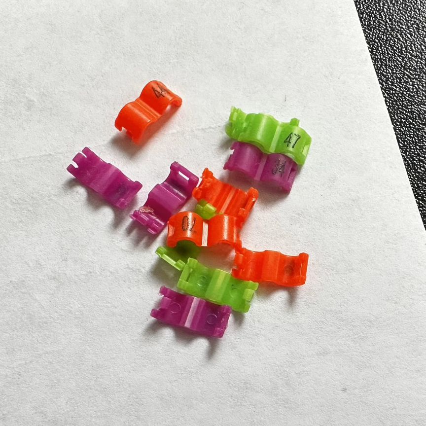 Меточные кольца для птиц (2,8-3 мм) 12 шт