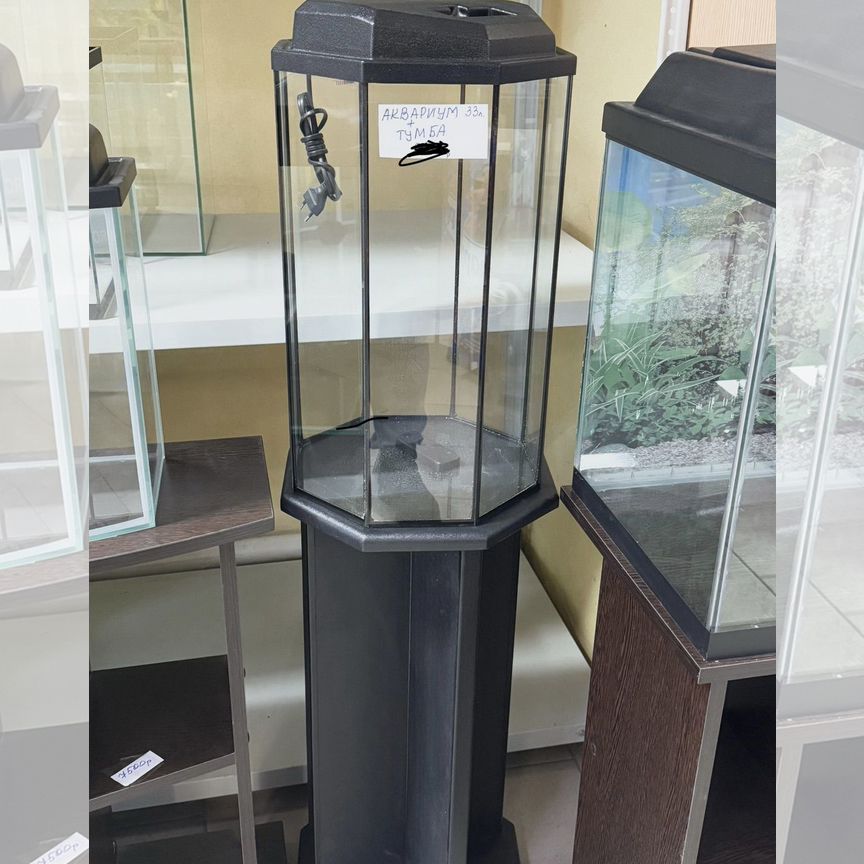 Аквариум с тумбой 33 литра