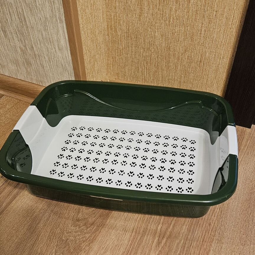 Лоток для кошек с сеткой новый