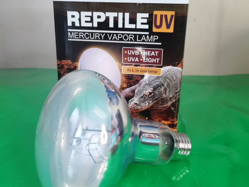 Лампа для терариума 3в1; диаметр 80мм, 80W, матов