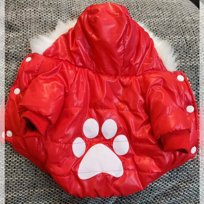 Тёплая куртка на мини собачку