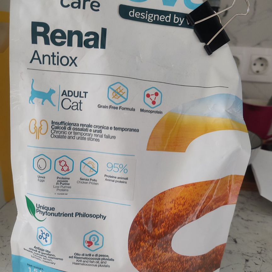 Ветеринарный лечебный корм alleva renal