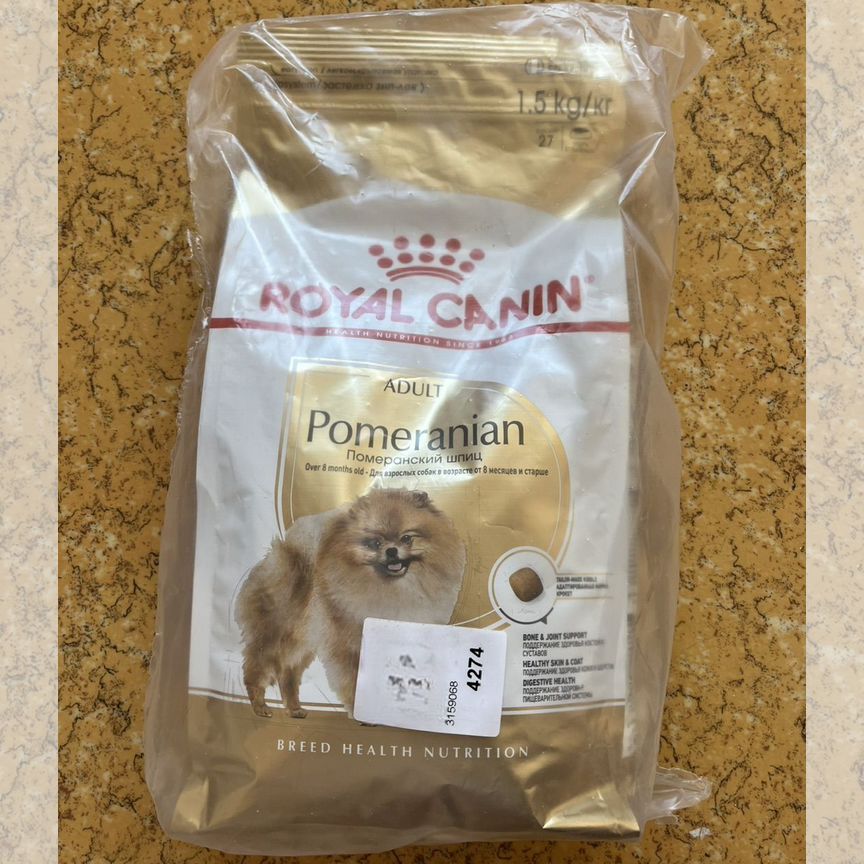 Корм для собак royal canin adult pomeranian