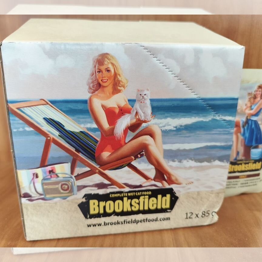 Корм для кошек Brooksfield телятина в желе 9 шт