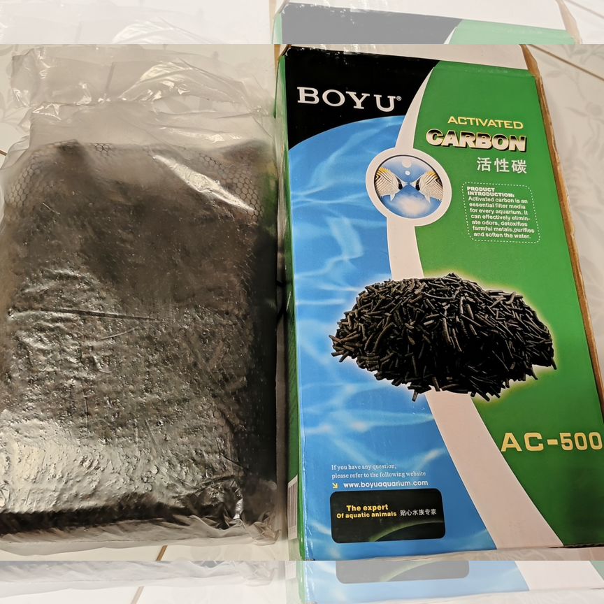 Наполнитель угольный для фильтра Аквариума