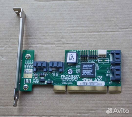SATA Raid контроллер Promise FastTrak SATA 300 TX4 купить в Самаре с ...