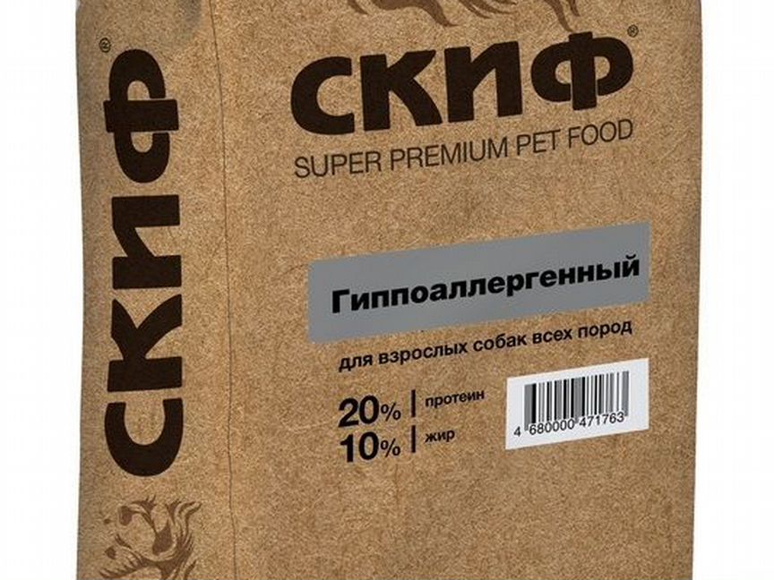 Скиф гипоаллергенный сухой корм для собак
