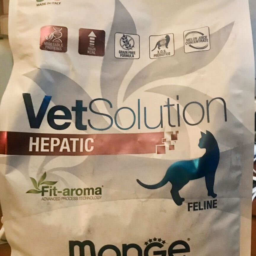 Корм для кошек Monge hepatic 1,5 кг