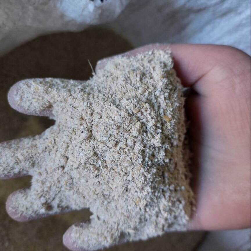 Дробленка в мешках