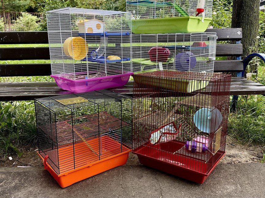 Клетка для сирийских джунгарских хомяков крыс мыши