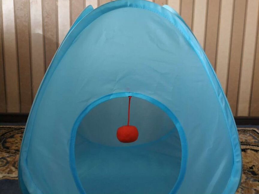 Новый домик-палатка для кошек