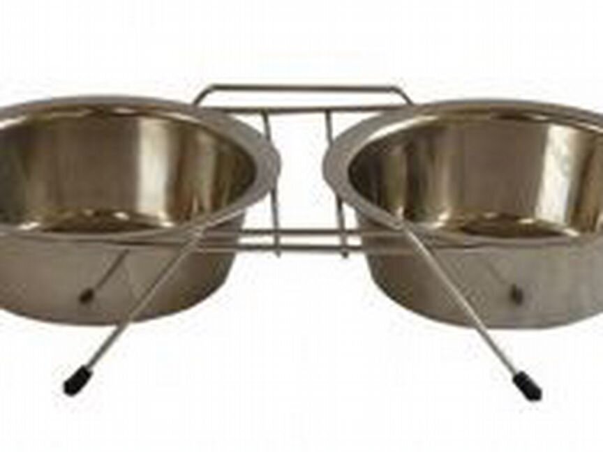 Papillon две миски на поставке, 21 см, 2 х 1,75 л