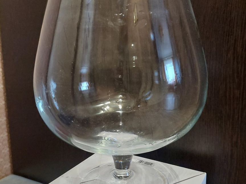 Ваза в виде бокала аквариум 3-4л