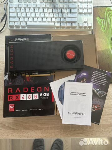 Видеокарта sapphire radeon rx 480 8gb купить в Москве | Электроника | Авито