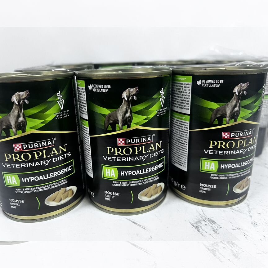 Лечебный корм Pro Plan hypoallergenic 6 шт