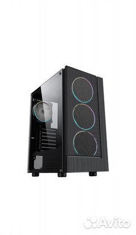 Корпус компьютерный Formula F-33RGB Black купить в Уфе | Электроника ...