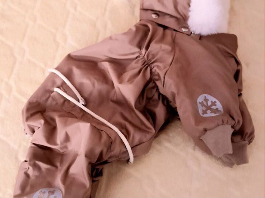 Комбинезон для маленькой собаки девочки с валенкам