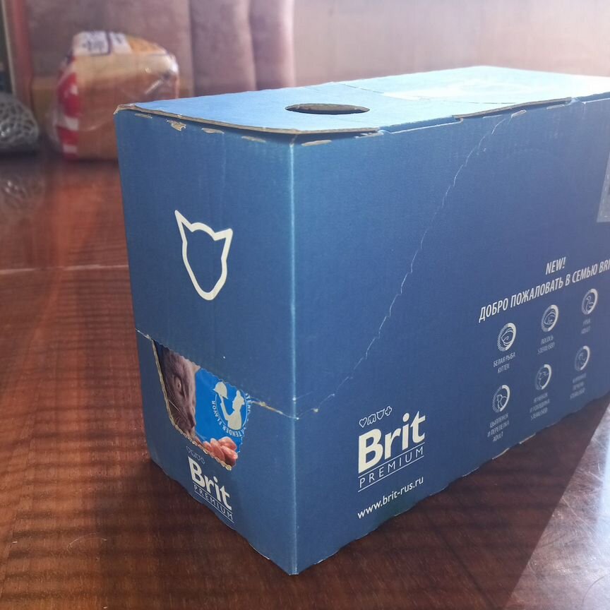 Влажный корм для кошек brit