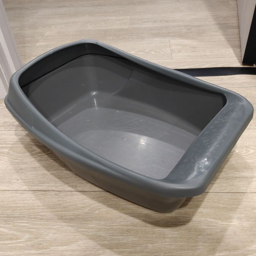 Лоток для кошек большой с бортами