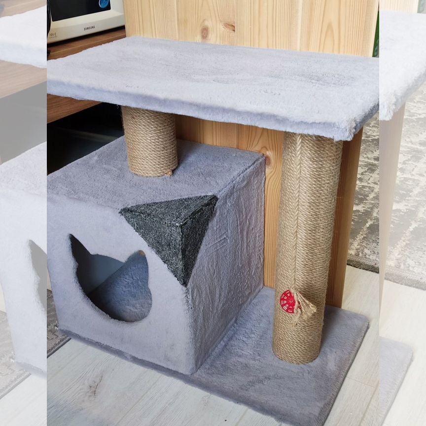 Домик для кошки с когтеточкой бу
