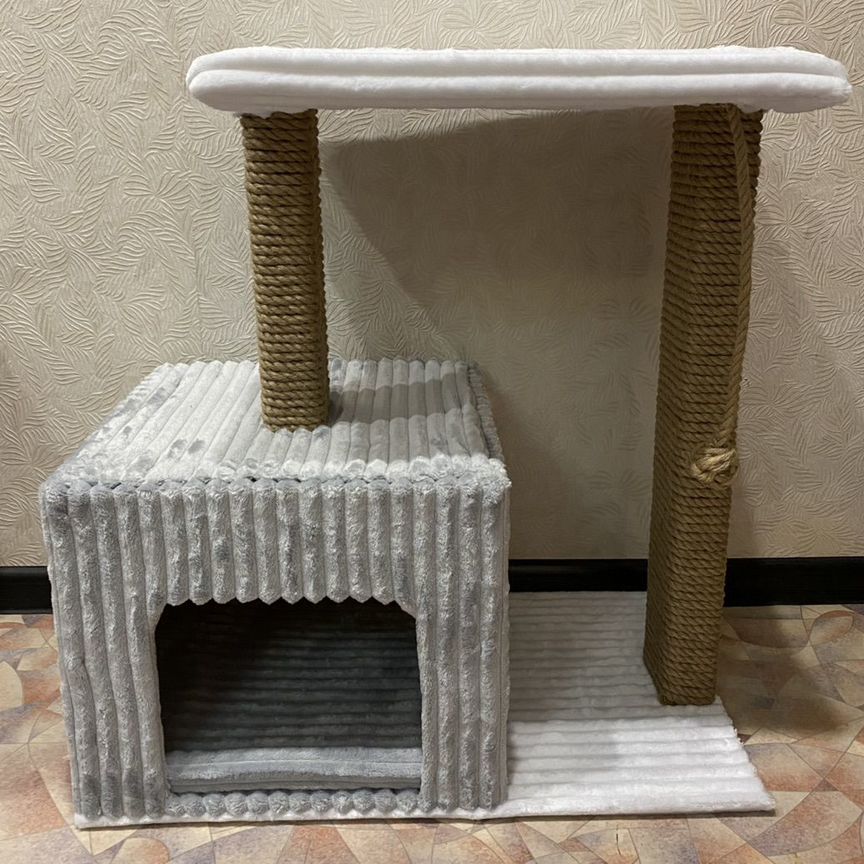 Домик для кошки с когтеточкой