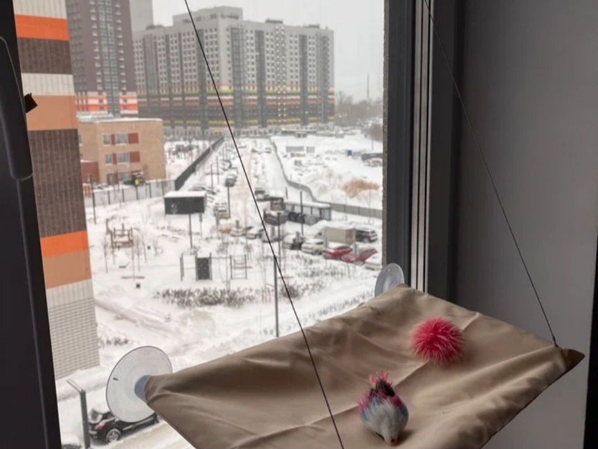 Гамак для кошек на окно