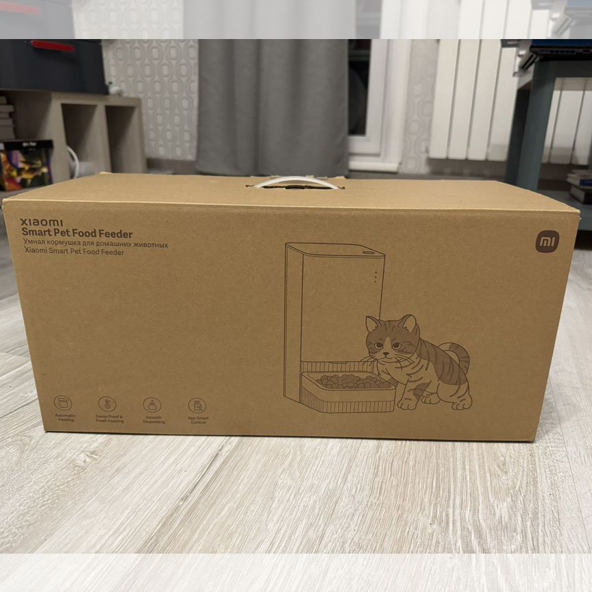 Умная кормушка Xiaomi Pet Food Feeder (евро вилка)