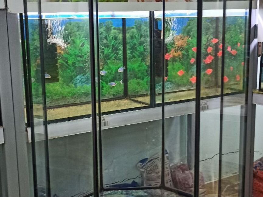 Аквариум восьмигранный 62 литра