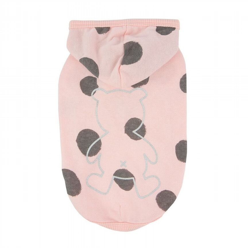Pinkaholic футболка с капюшоном, в крупный горох с
